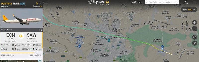 Τουρκικά αεροσκάφη παραβίασαν το FIR Λευκωσίας (pics) - Sigmalive